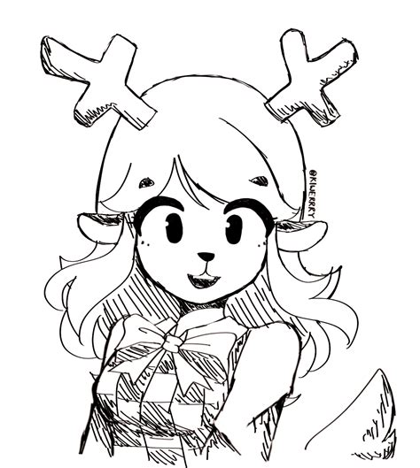 Deltarune Noelle Doodle By Kiwerrry On Deviantart