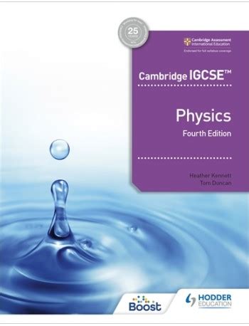 CAMBRIDGE IGCSE PHYSICS 4TH EDITION ISBN 9781398310544 CAIE New