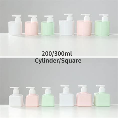 200 300ml เครื ่ องจ ่ ายสบู ่ ขวดแชมพูเจลอาบน ้ ําขวดกดรีฟิลขวดเคลือบ