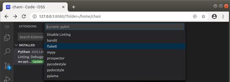 Python 개발환경구축（우분투，vs Code