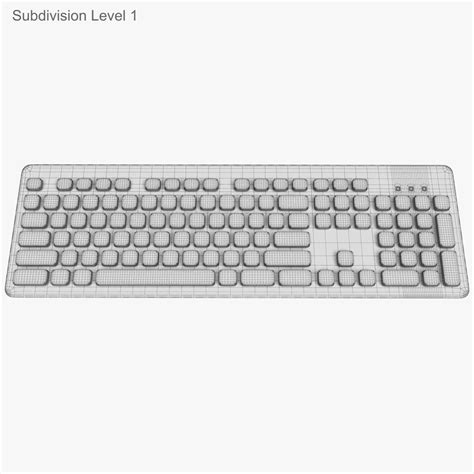 Logitech Washable Keyboard K310 3d Model 9 Max Fbx Obj Free3d