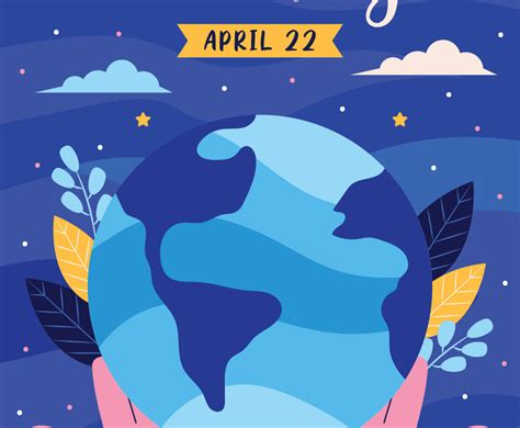 Happy Earth Day Poster Freevectors