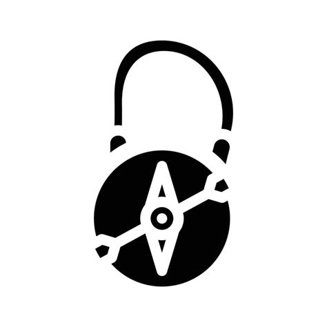 Compass Diver Tool Glyph Icon Vector Illustration 17323124 Vector Art