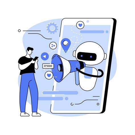 Automated Algorithm Abstract Concept Vector Illustrations Stock Vector