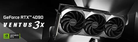 MSI GeForce RTX 4090 VENTUS 3X 24G OC Grafikkarte (24 GB, GDDR6X)