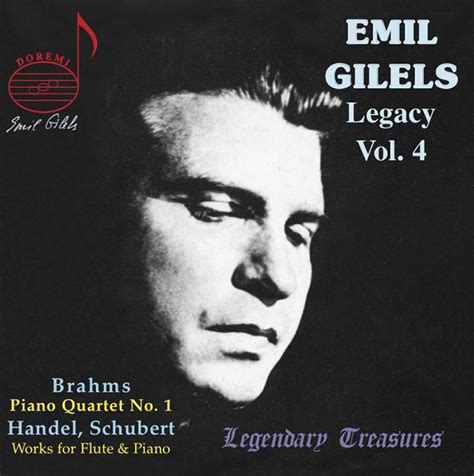 Club CD BRAHMS Quartet For Piano And Strings In G Minor No 1