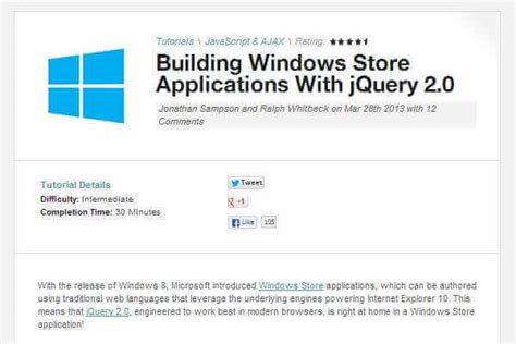 Building Windows Store Applications With Jquery 20 Bypeople