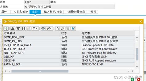 Abap交货单增强【完整版】vl01n屏幕增强点 Csdn博客