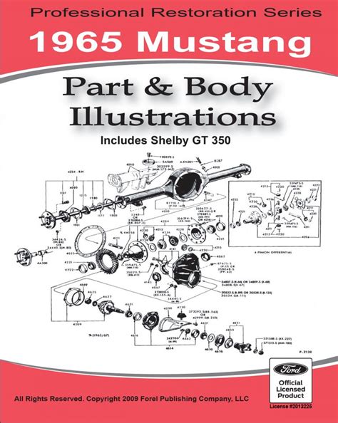 1965 Mustang Engine Component List Diagram