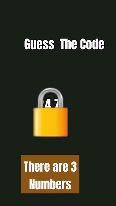 guess the code youtube