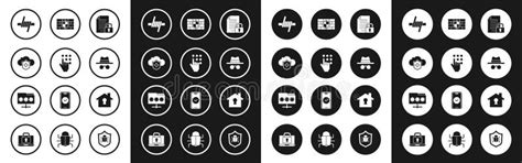 Set Document And Lock Password Protection Cloud Shield Barbed Wire Incognito Mode Shield