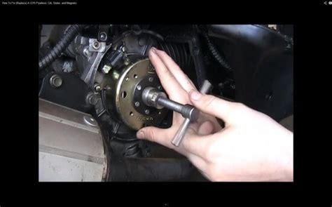 Remplacement Du Stator Allumage Scooter Temps Scooter Chinois T