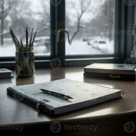 Pen And Notebook Retro Background Stock Photo At Vecteezy