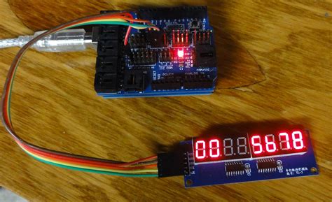Eight Digit Seven Segment Display From Dealextreme Joshua P Luben