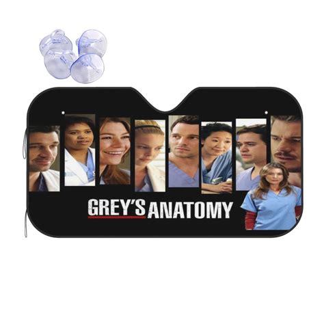 Greys Anatomy Car Sun Shade Windshield Cartoon Sun Shade For Car Truck