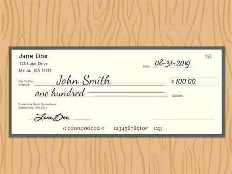 Checks And Identity Theft How To Write Check Safely