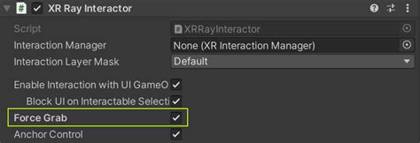 customizing force grab on xrrayinteractor by kimberly siva medium