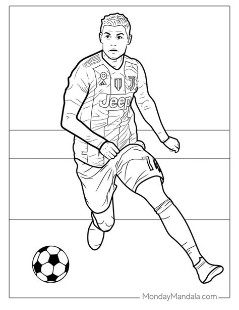 Ronaldo Coloring Pages Free Pdf Printables Cristiano Ronaldo