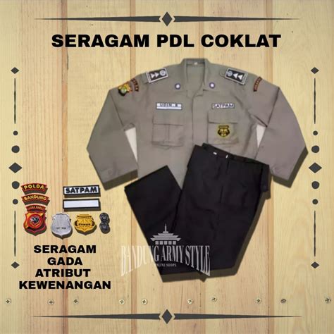 Jual Seragam Satpam Terbaru Seragam Satpam Coklat Seragam Satpam