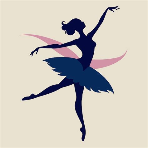 A Drawing Of A Woman Dancing With A Pink Ribbon Around Her Neck