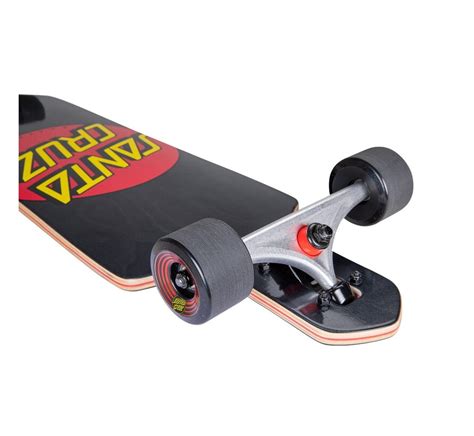 Santa Cruz Drop Through 36 Classic Dot Schwarz Streetsurfshop