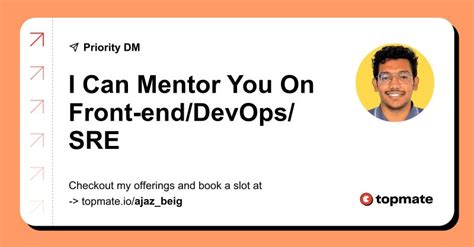 Ajaz Beig On Linkedin I Can Mentor You On Front Enddevopssre With