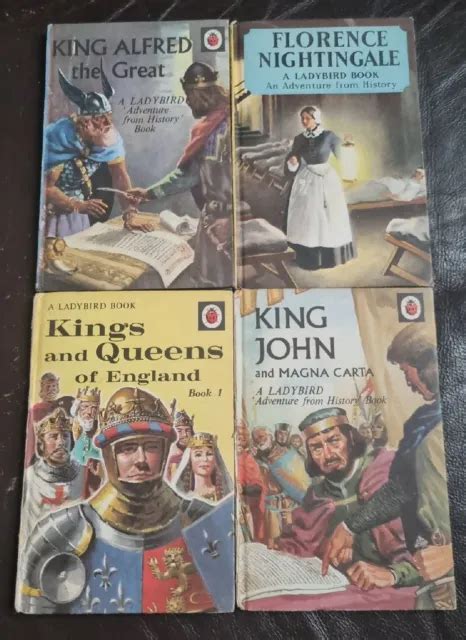4 Ladybird Books Series 561 History And Historical Figures L Du Garde
