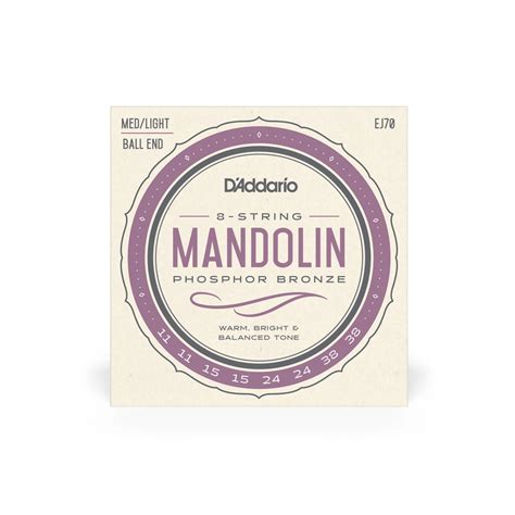EJ Phosphor Bronze Mandolin Strings D Addario