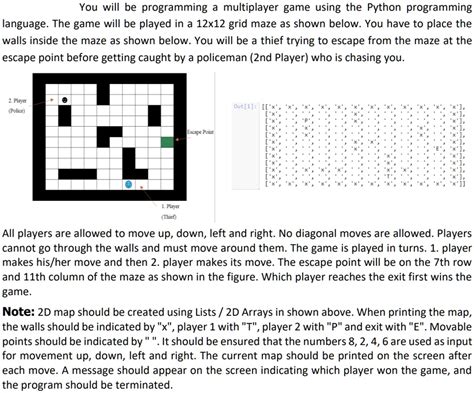 SOLVED In PYTHON You Will Be Programming A Multiplayer Game Using