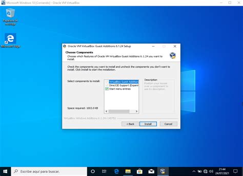 Instalar Las Guest Additions De VirtualBox En VM Microsoft Windows
