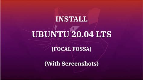 How To Install Ubuntu 20 04 Lts Focal Fossa On Uefi And Legacy Bios System Itzgeek