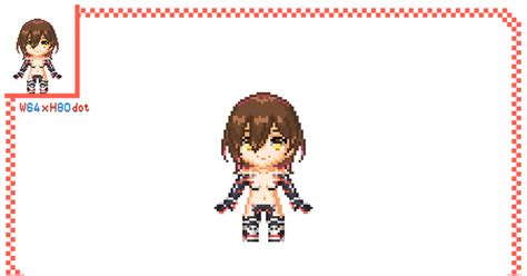 ドット絵 ドット絵ロボ子さん 素体モード 半ドットのイラスト Pixiv
