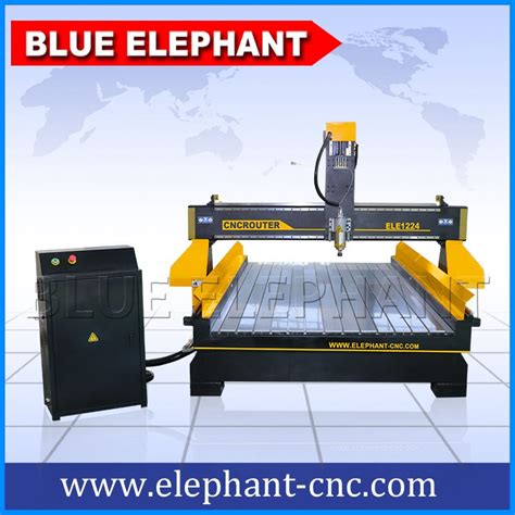 1224 High Z Axis CNC Machinery With Rotary Device Blue Elephant CNC Machinery