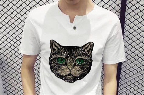 Large Cat Sequined Applique Patchpaillette Patchsequins Cat Etsy