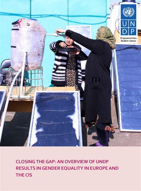 Closing The Gender Equality Gap United Nations Development Programme