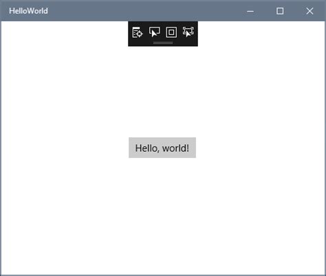 Hello World Uwp Xaml Uwp Applications Microsoft Learn