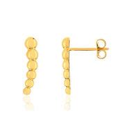 Boucles D Oreilles MATY Or Jaune Laque MATY