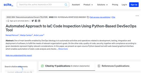 Automated Approach To Iac Code Inspection Using Python Based Devsecops Tool