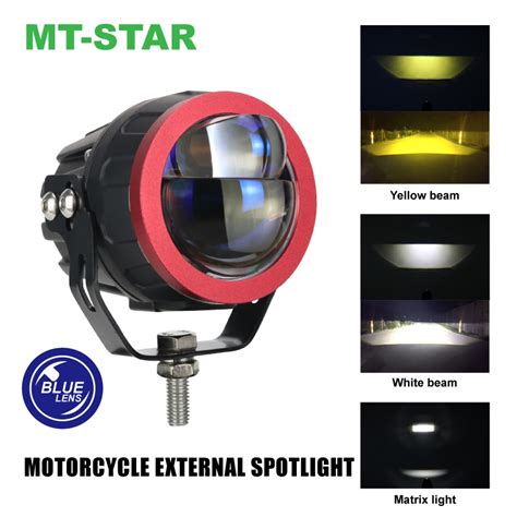 Jual MT STARM Lampu Tembak Biled Led Blue Lens INC Shopee Indonesia