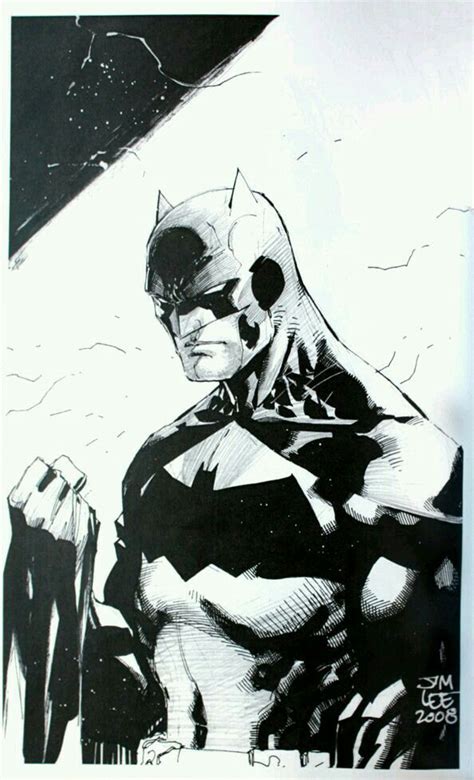 Pin By Jared Colsch On Batman Black And White Jim Lee Batman Batman