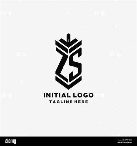 Initials Zs Shield Logo Design Creative Monogram Logo Inspiration