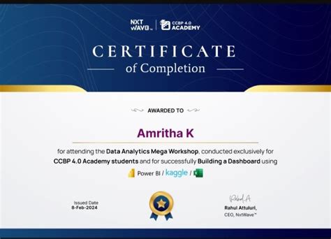Amritha K On Linkedin Nxtwave Ccbp Dataanalytics Damegaworkshop