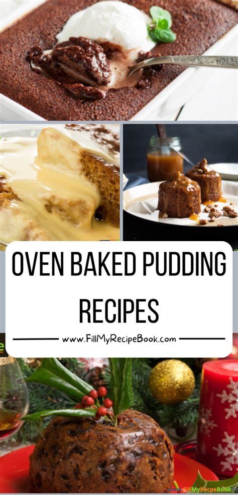 Oven Baked Pudding Recipes Fill My Recipe Book