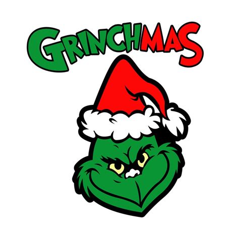 Grinchmas Svg Cricut Cut File Silhouette Digital Cut File Etsy