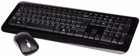 Kit Teclado E Mouse Wireless Desktop 850 Microsoft Preto
