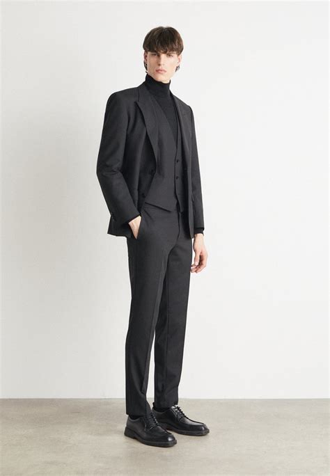Hugo Henry Getlin Suit Black Zalando Ie
