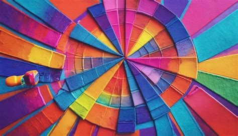 Premium Photo Vibrant Bright Colors Patterns