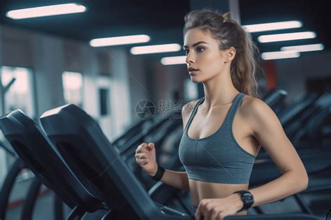 健身房跑步运动高清图片下载 正版图片600292743 摄图网