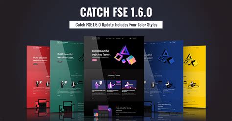 Catch Fse 160 Update Includes Four Color Styles Catch Themes