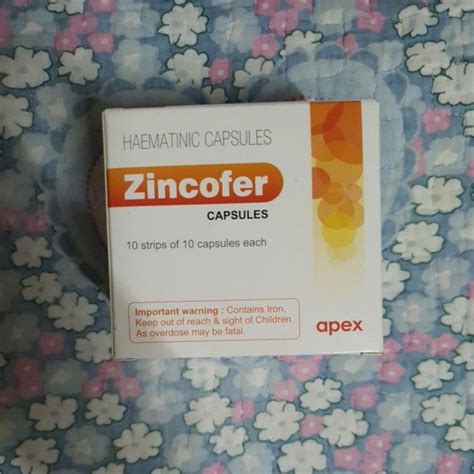 Zincofer Capsules 10x10s Expiry Date 10 2023 Shopee Malaysia